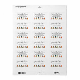 Real Estate Houses Return Address Label | Zazzle