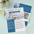 Real Estate January Newsletter Promotional Flyer | Zazzle