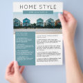 Real Estate June Newsletter Promotional Farming Flyer | Zazzle