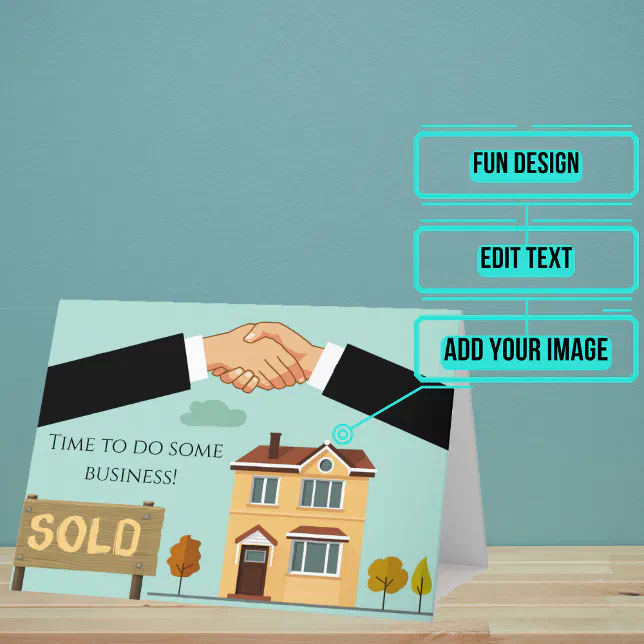 Real Estate License Congratulations with Seal Card | Zazzle