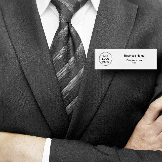 Real Estate Logo Agent Bulk Name Tags | Zazzle