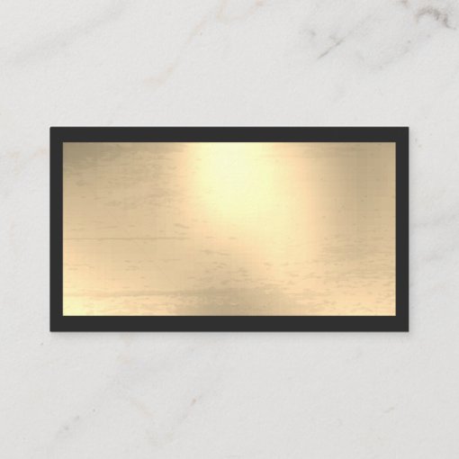 Real Estate | Metallic Background with Border Business Card | Zazzle