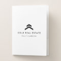 Real Estate | Modern Minimal Listing Agent Realtor Pocket Folder | Zazzle