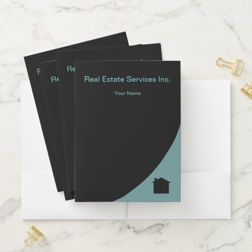 Real Estate Modern Presentation Folders | Zazzle