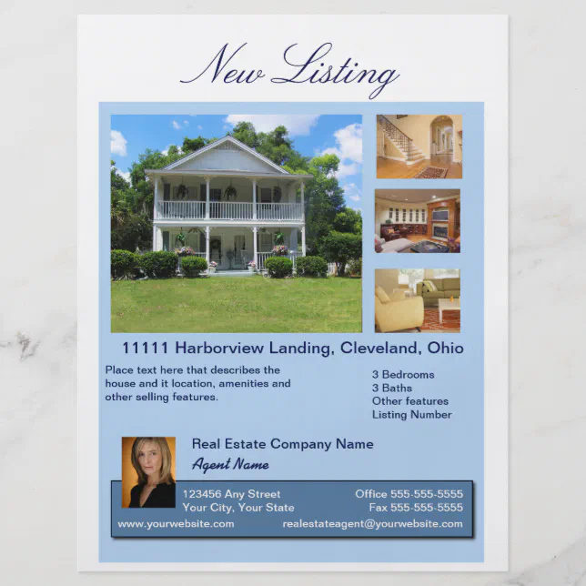 Real Estate New Listing Flyer | Zazzle