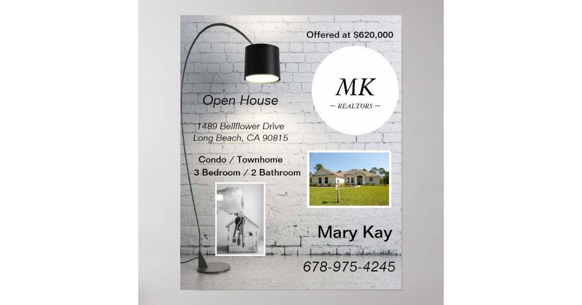 Real Estate Open House Card - Invitations Flyer Poster | Zazzle