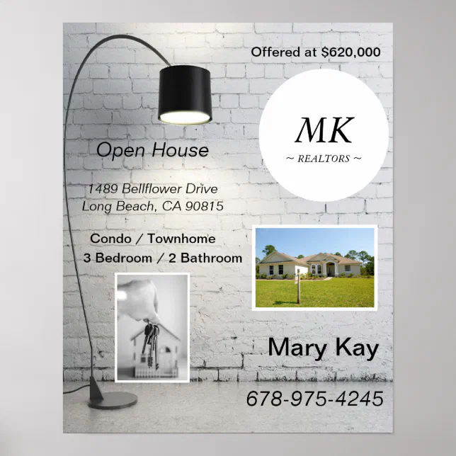 Real Estate Open House Card - Invitations Flyer Poster | Zazzle