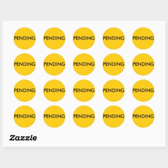Real Estate Pending Sticker | Zazzle