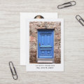 Real Estate Photo Realtor QR Code Front Door Business Card | Zazzle