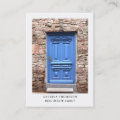 Real Estate Photo Realtor QR Code Front Door Business Card | Zazzle
