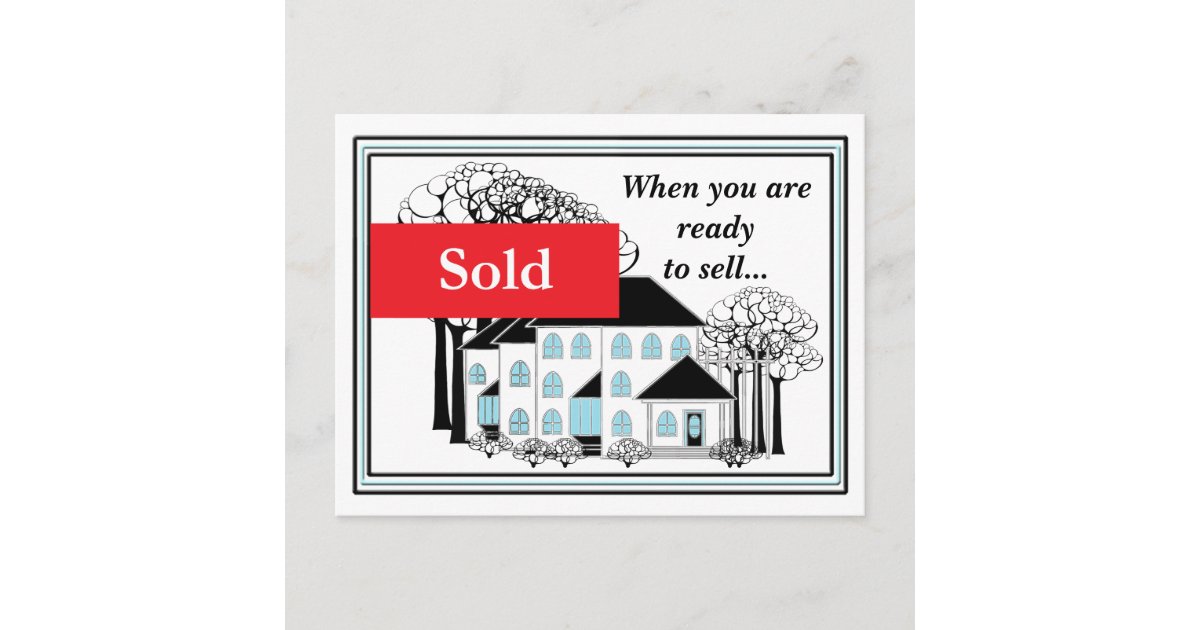 Real Estate Promo Postcard | Zazzle