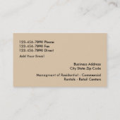 Real Estate Property Management Business Card | Zazzle