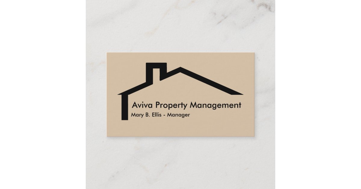 Real Estate Property Management Business Card | Zazzle