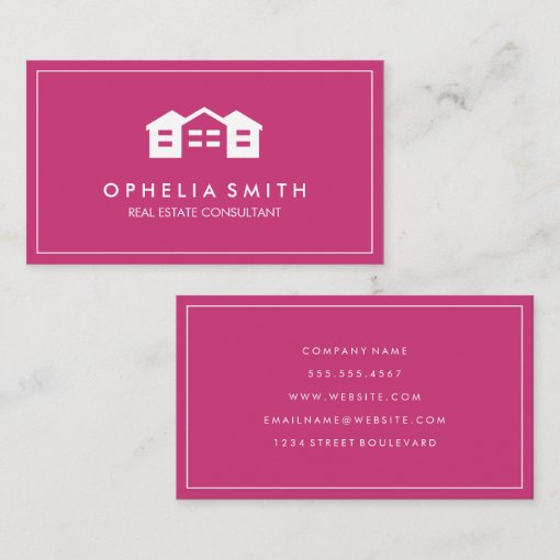 Real Estate | Realtor Agent Business Card | Zazzle
