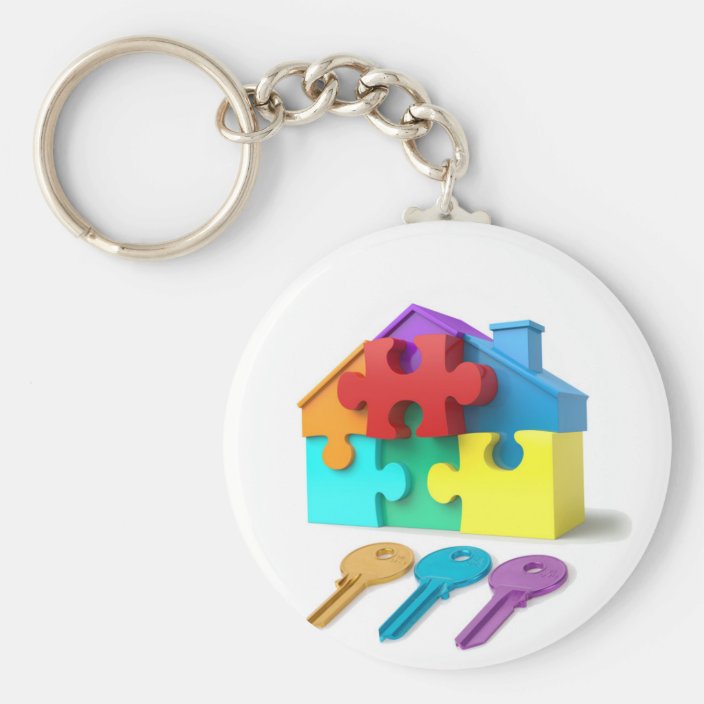 Real Estate, Realtor, estate agent, New Home Keychain | Zazzle.com