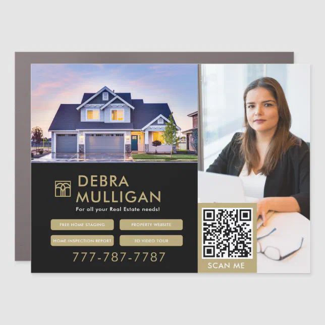 Real Estate REALTOR Promotional Bumper Car Magnet | Zazzle