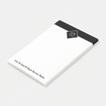 Real Estate Theme Sticky Post Memo Notes | Zazzle