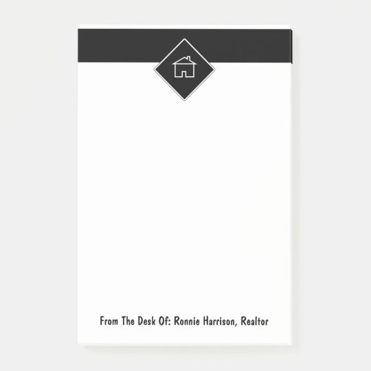 Real Estate Theme Sticky Post Memo Notes | Zazzle.com