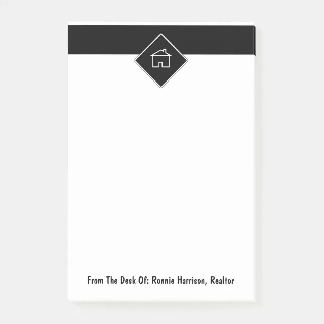 Real Estate Theme Sticky Post Memo Notes | Zazzle