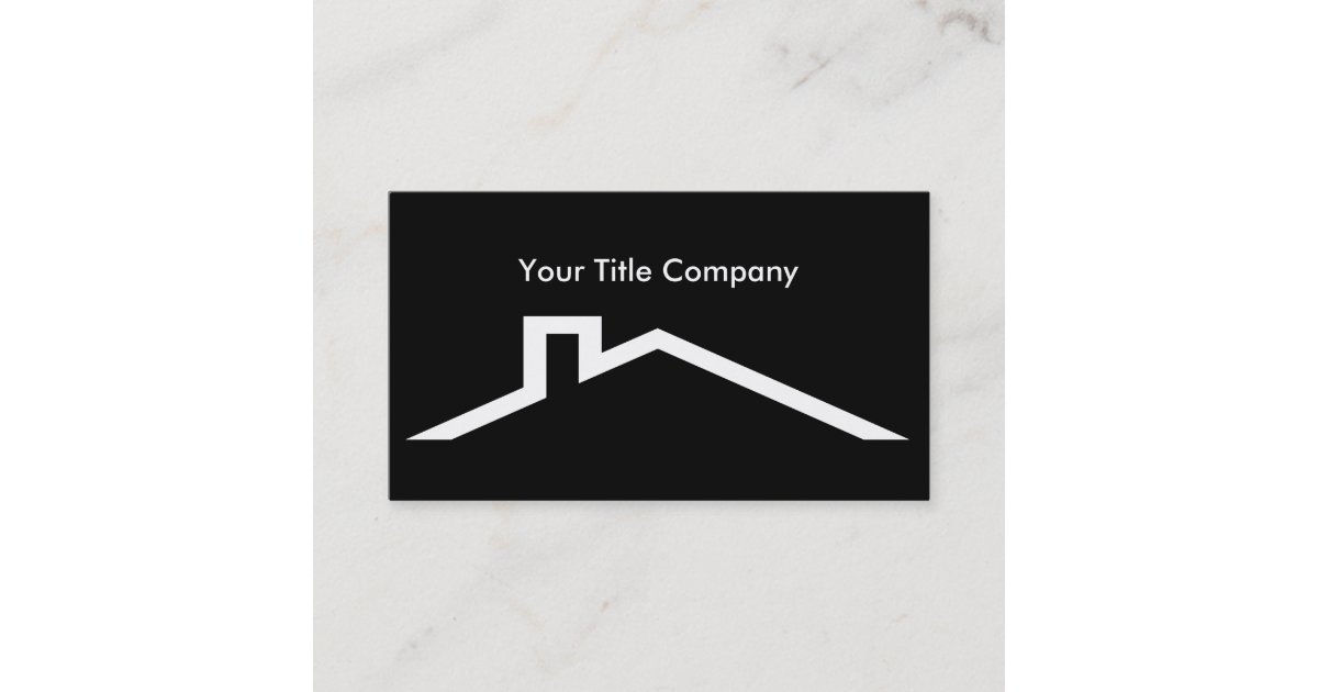 Real Estate Title Business Cards | Zazzle