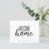 Real Estate Welcome Home Postcard | Zazzle