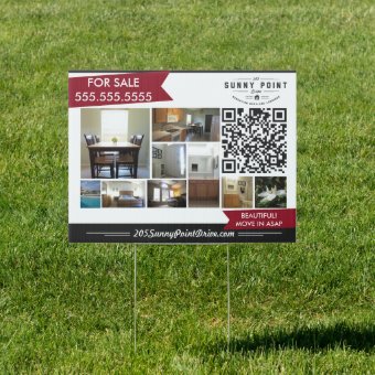 Real Estate Yard Sign - House For Sale or Rent | Zazzle