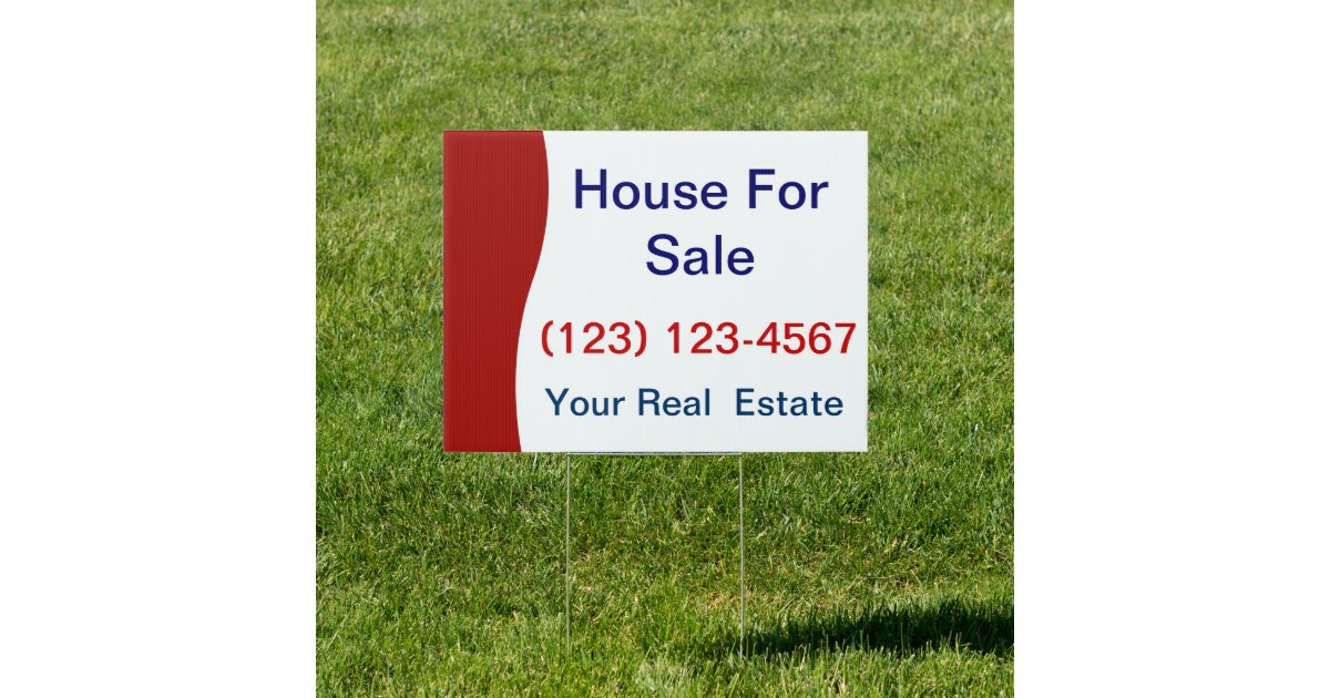 Real Estate Yard Signs | Zazzle