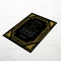 Real Foil Geometric Shape Wedding Photos Foil Invi Foil Invitation | Zazzle