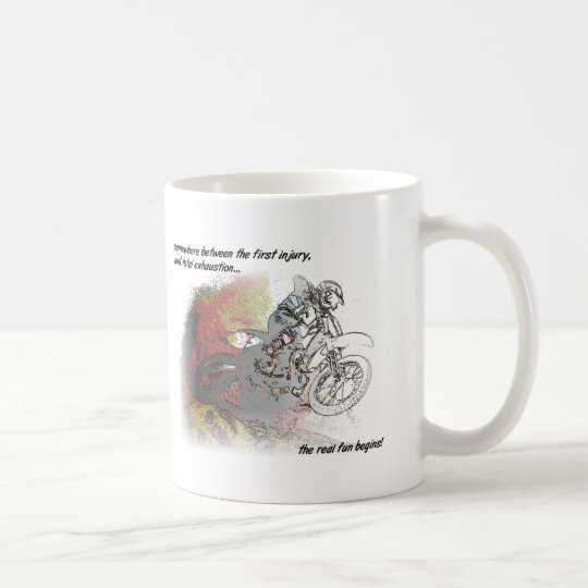 Real Fun Dirt Bike Motocross Mug | Zazzle.com