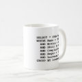Real Life SQL Coffee Mug | Zazzle