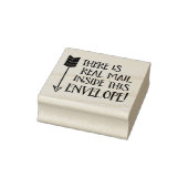 Real Mail Inside Envelope Art Rubber Stamp | Zazzle