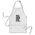 Real Men Bake Personalized Baking Apron For Men | Zazzle