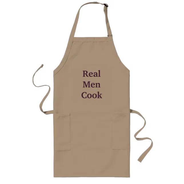 Real Men Cook Apron | Zazzle