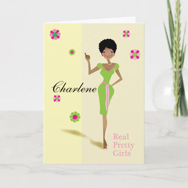 Real Pretty Girls Greeting Cards | Zazzle