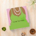 Real Pretty Pink and Green Sorority Life Binder | Zazzle