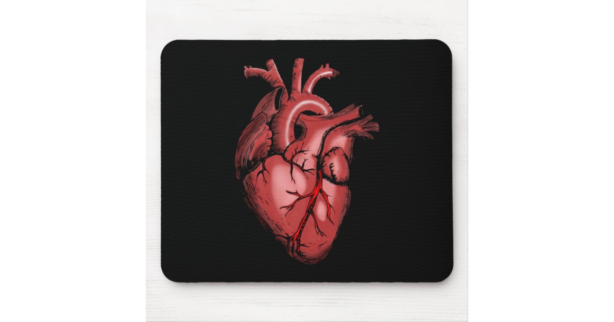 Realistic Anatomical Heart Image Mouse Pad | Zazzle