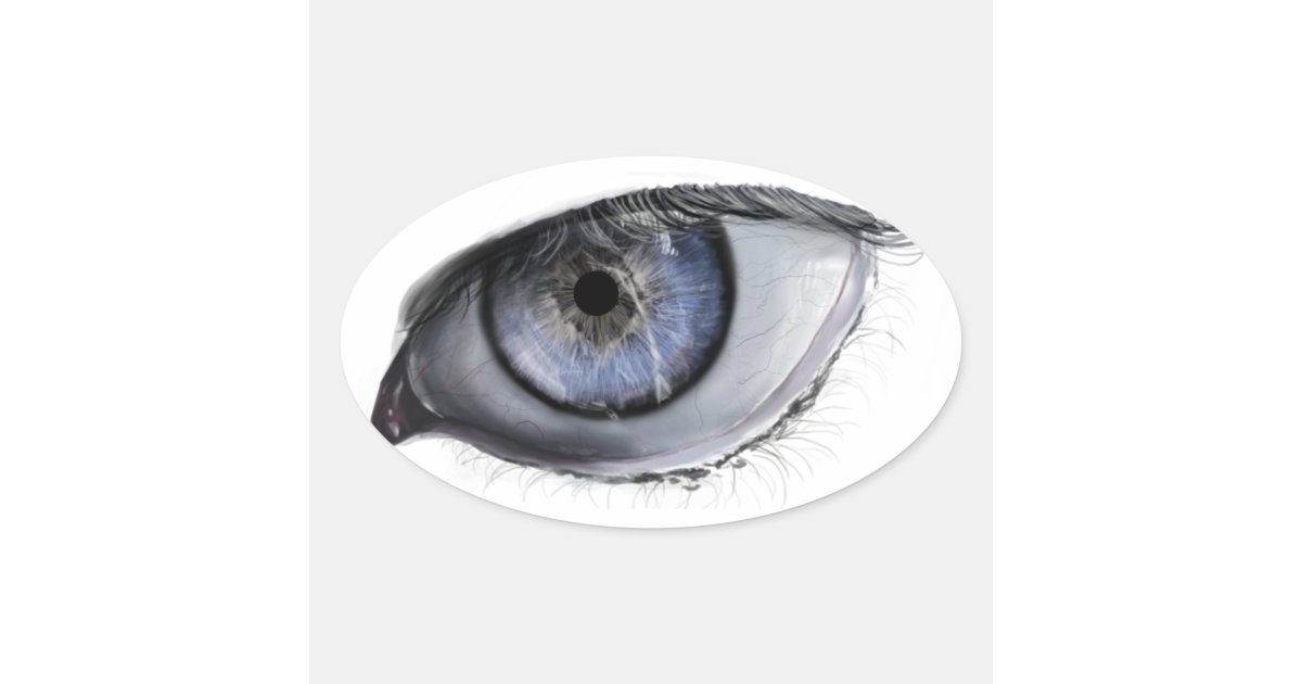 Realistic Eye Sticker | Zazzle