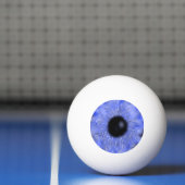 Realistic Eyeball Ping Pong Ball Blue SFX Scary | Zazzle