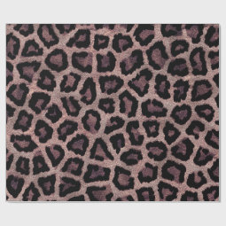 Realistic leopard pattern, animal fur theme, cats wrapping paper | Zazzle