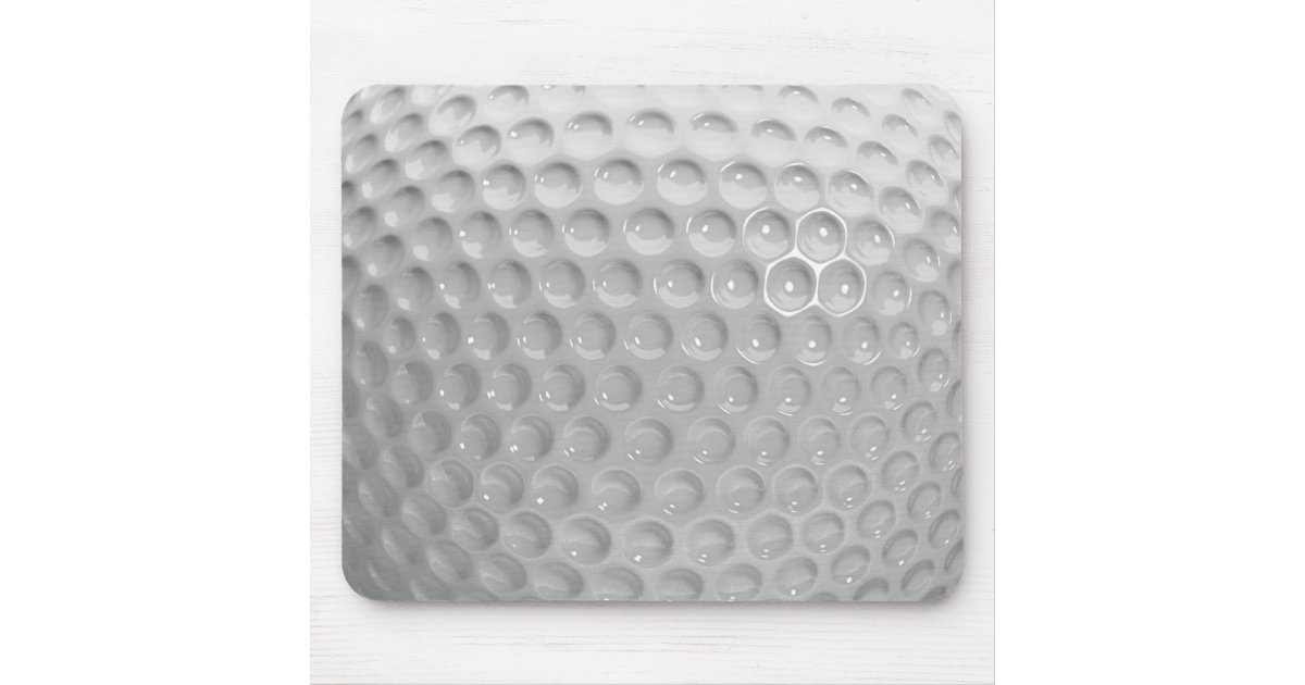 Realistic Looking Golf Ball Texture Pattern Mouse Pad | Zazzle.com