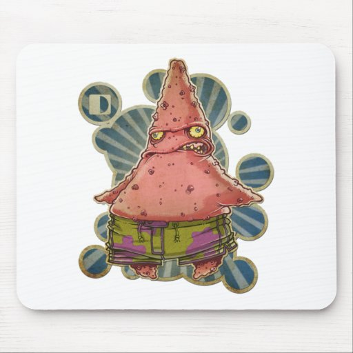 Realistic Patrick Star Art Mouse Pad | Zazzle
