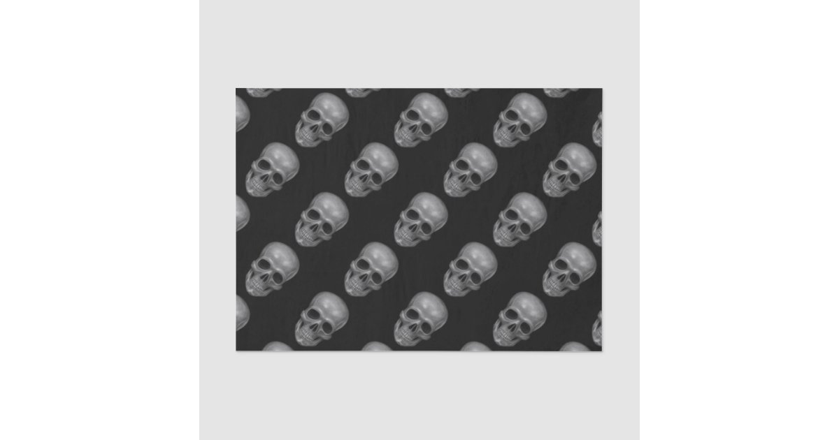 Realistic Skull Tissue Paper | Zazzle