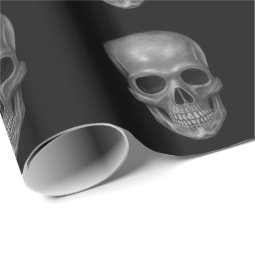 Realistic Skull Wrapping Paper | Zazzle
