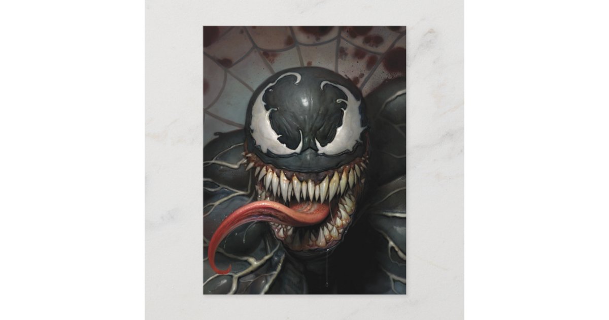 Realistic Venom Illustration Postcard | Zazzle