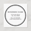 Realtor branding with stamp tree house square business card | Zazzle