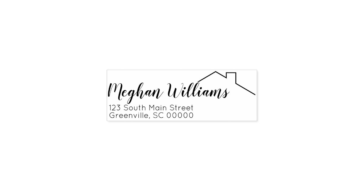 Realtor Custom Address Stamp | Zazzle