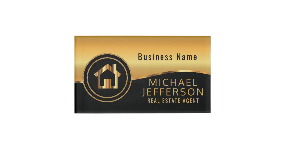 Realtor Name Tag | Zazzle