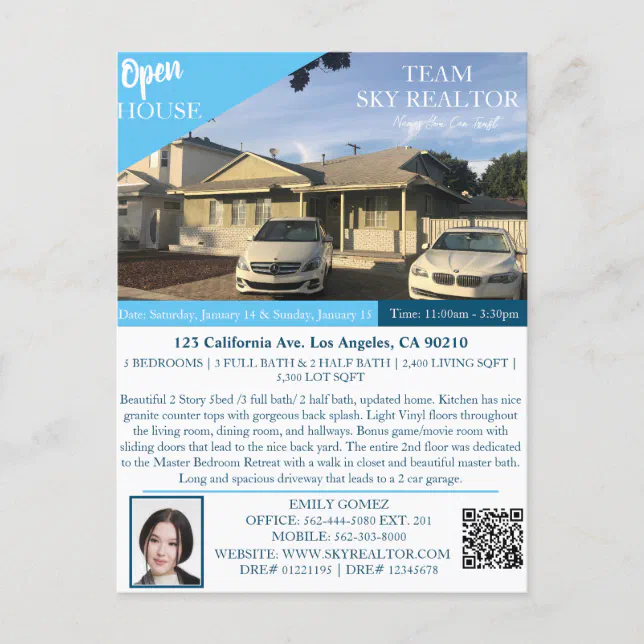 Realtor Open House Invitation Card | Zazzle