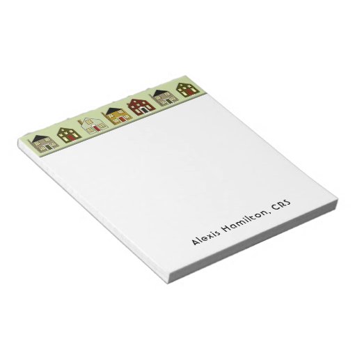 Realtor personalized gift notepad | Zazzle