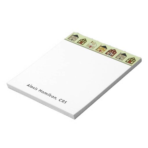 Realtor personalized gift notepad | Zazzle